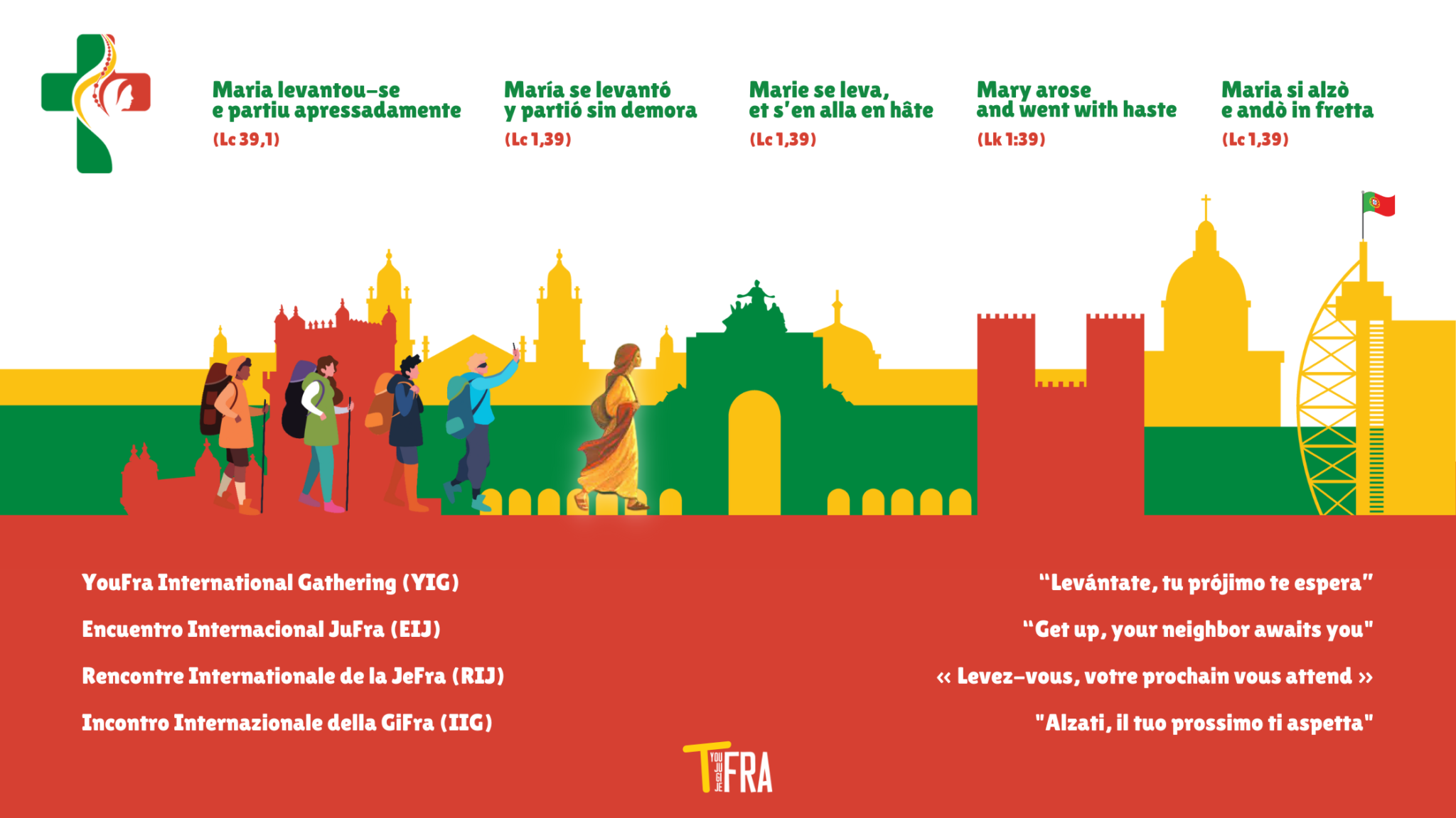 YouFra International Gathering (YIG) and WYD, Lisbon, 2023 – YouFra